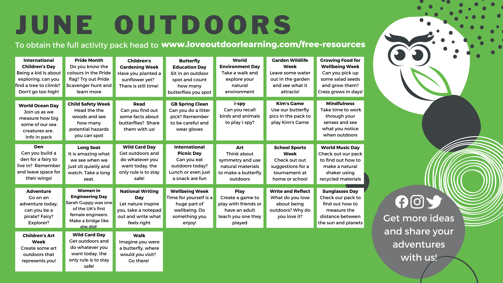 Lessons Archive | Love Outdoor Learning